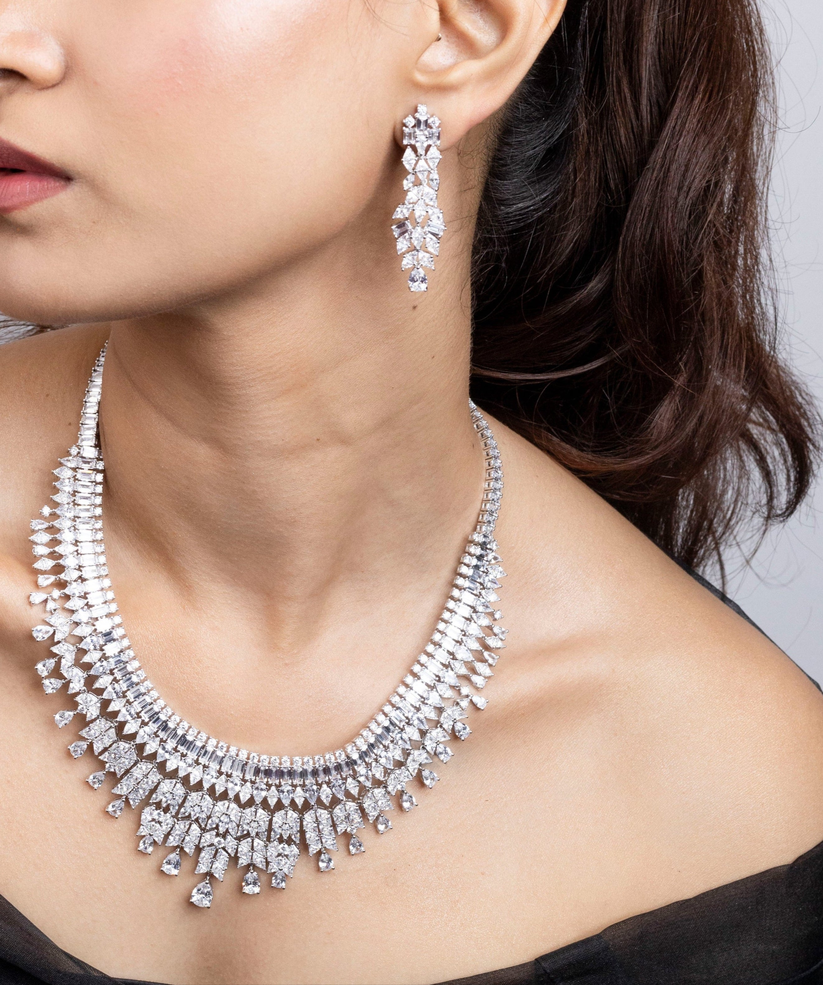 Wedding Vow Diamonte Set – JoolryIndia