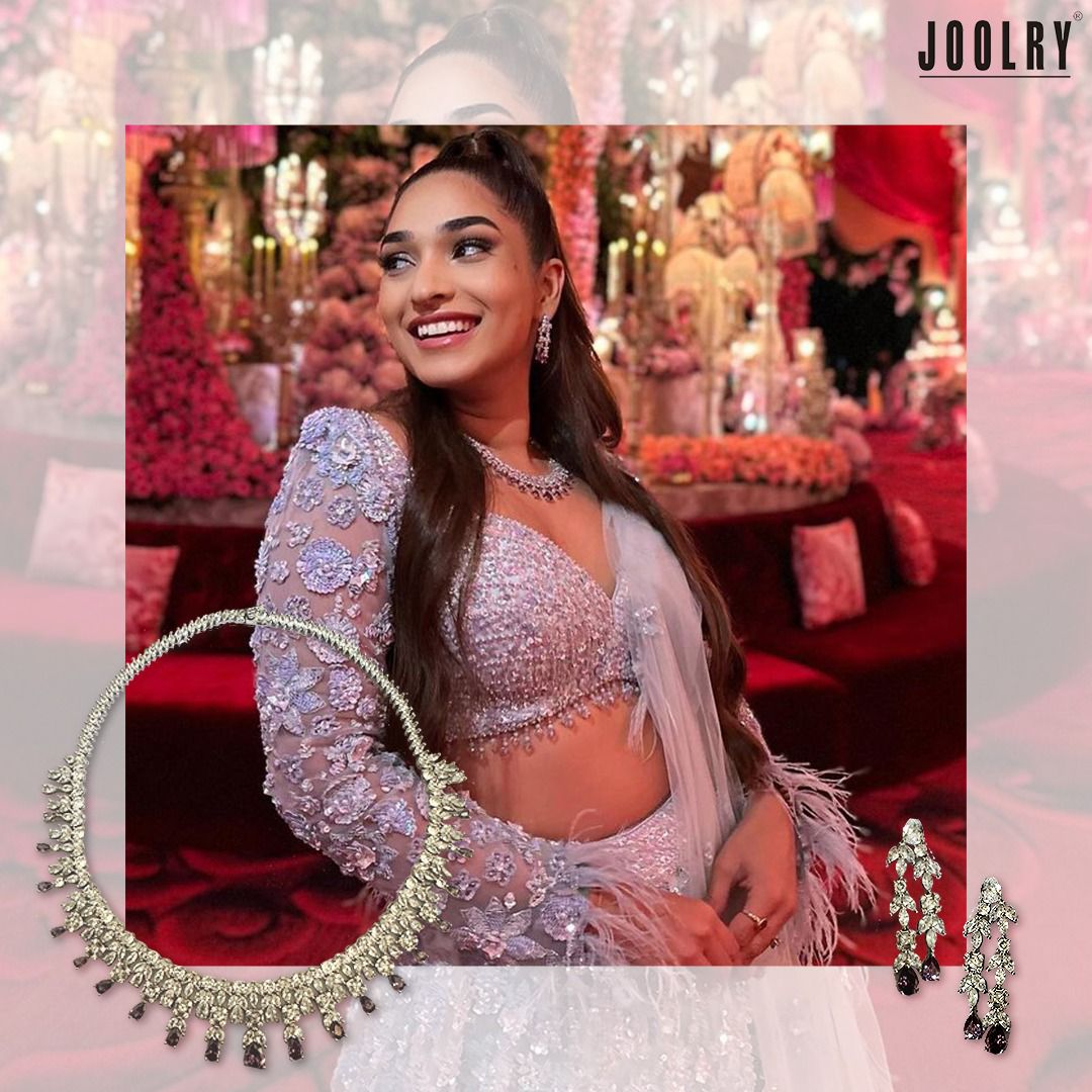 WESTERN DIAMONTE LILAC SET – JoolryIndia