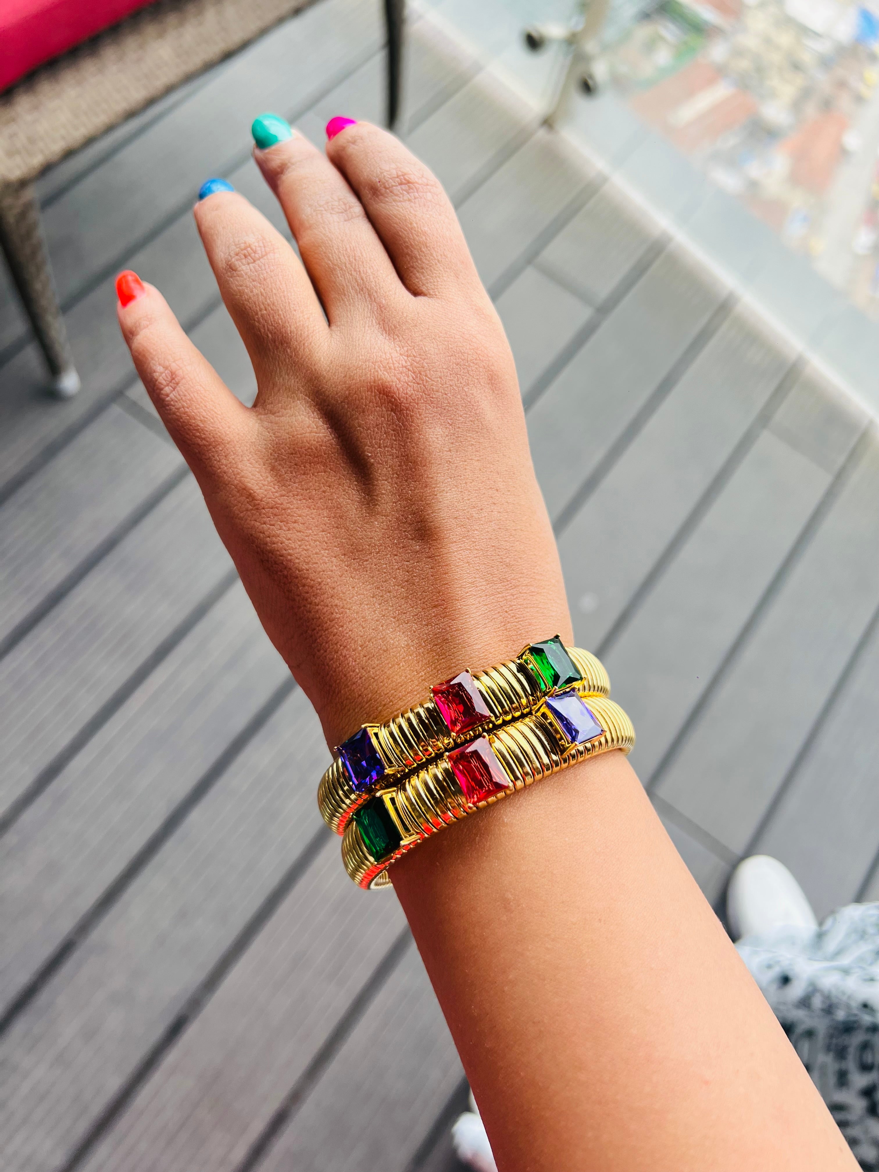 Stack Colored Bangle – JoolryIndia