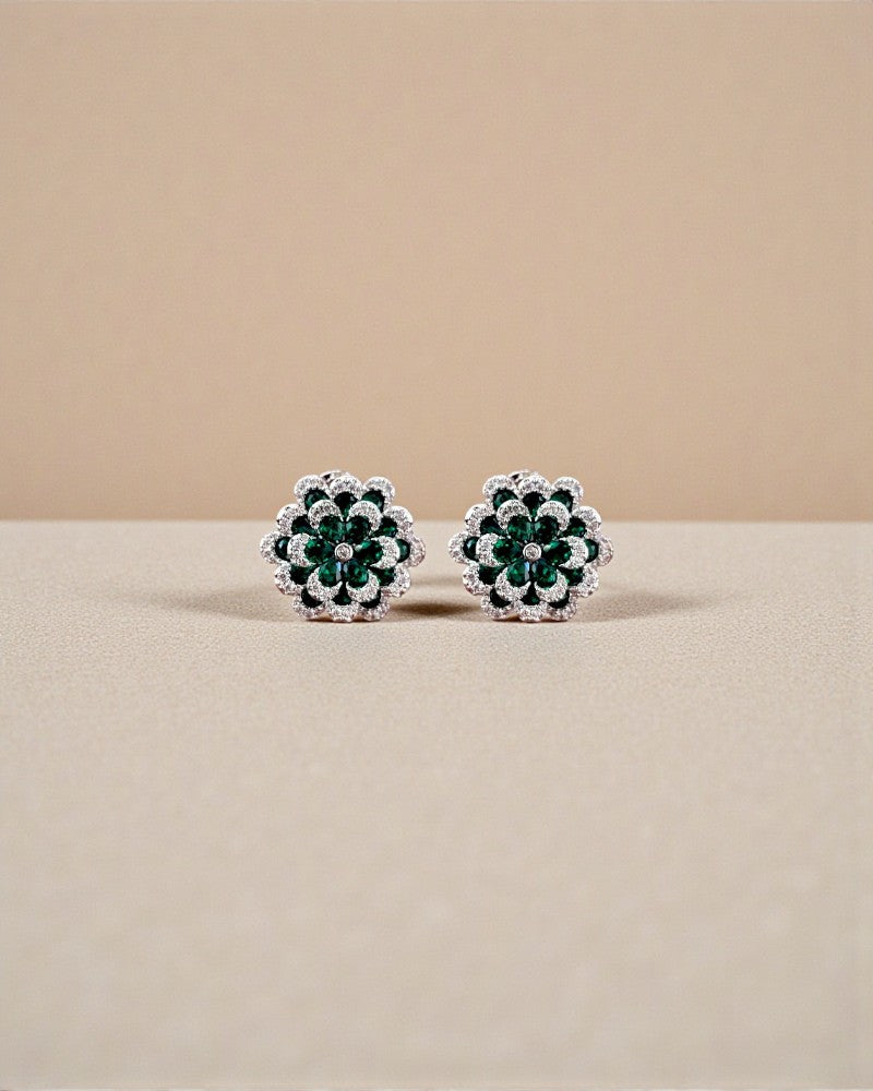 Sparkle Flora Studs – JoolryIndia