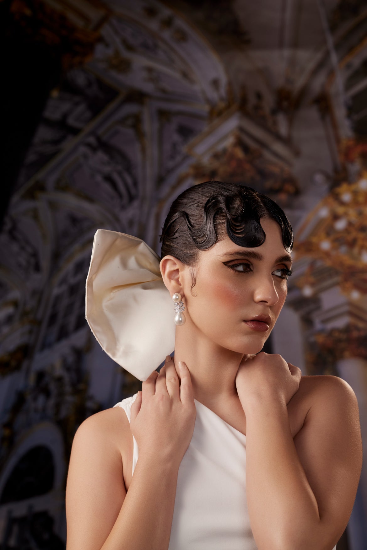 Dual Pearl Sofia Earrings – JoolryIndia